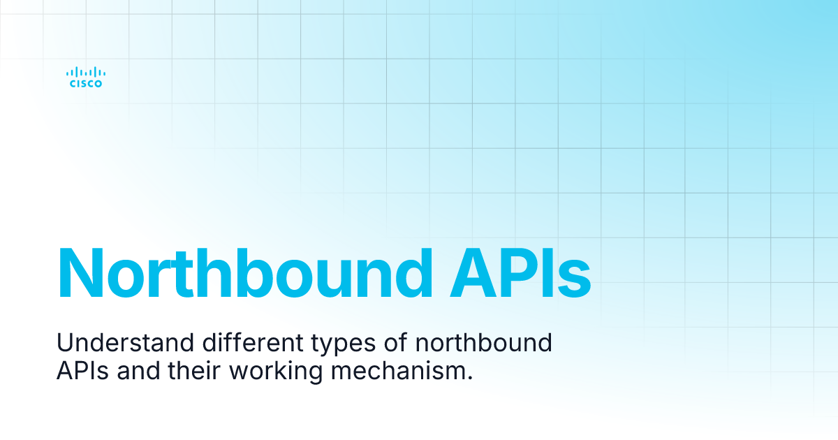 Northbound APIs | Guides and References NSO 6.1 | Cisco Crosswork NSO Documentation