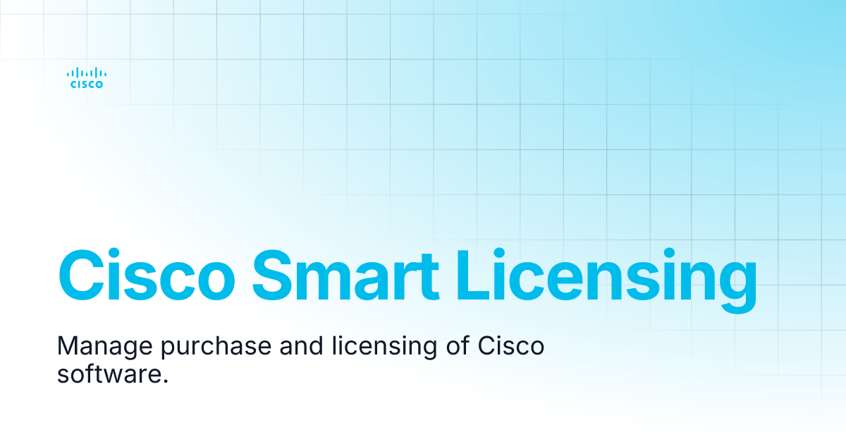 Cisco Smart Licensing | Cisco Crosswork NSO Documentation