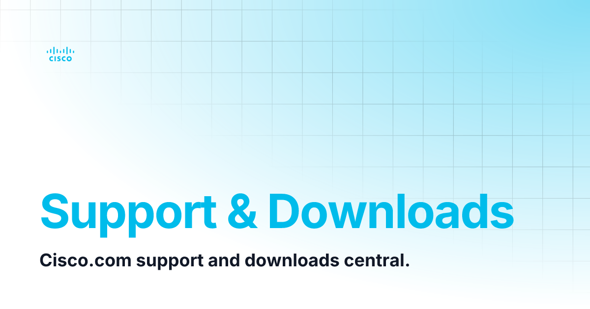 Support & Downloads | Cisco Crosswork NSO Documentation